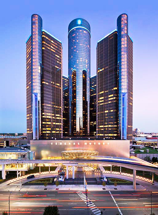 General Motors Renaissance Center Façade Lighting | Gensler
