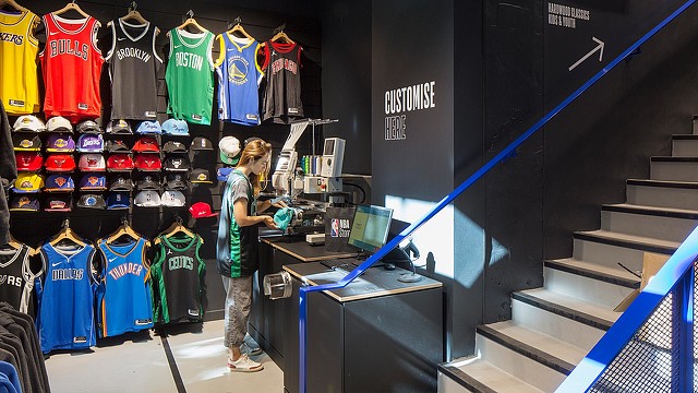 NBA Store Paris | Projects | Gensler