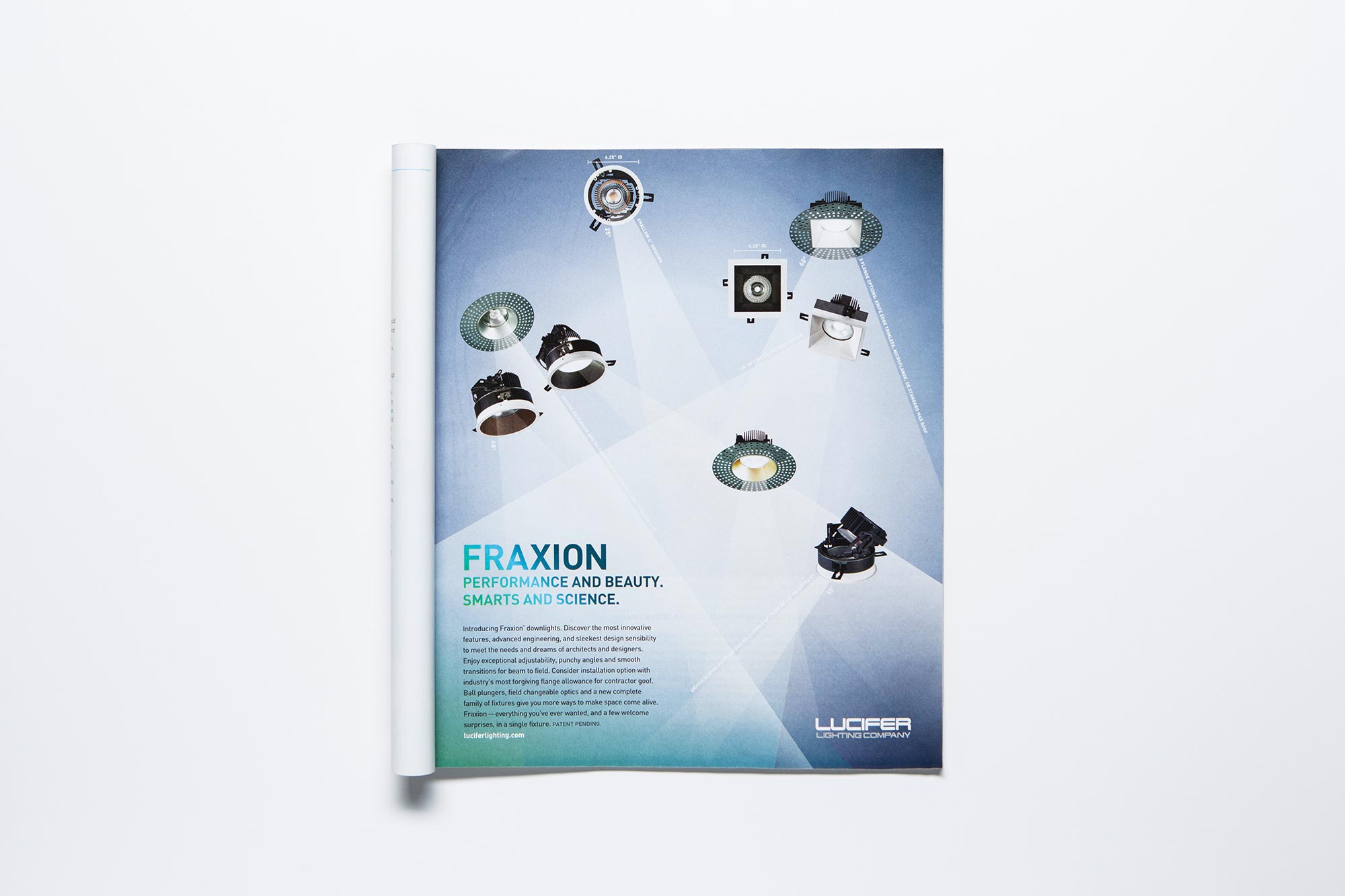 Lucifer Lighting Company Tradeshow Booth and Ads | Gensler