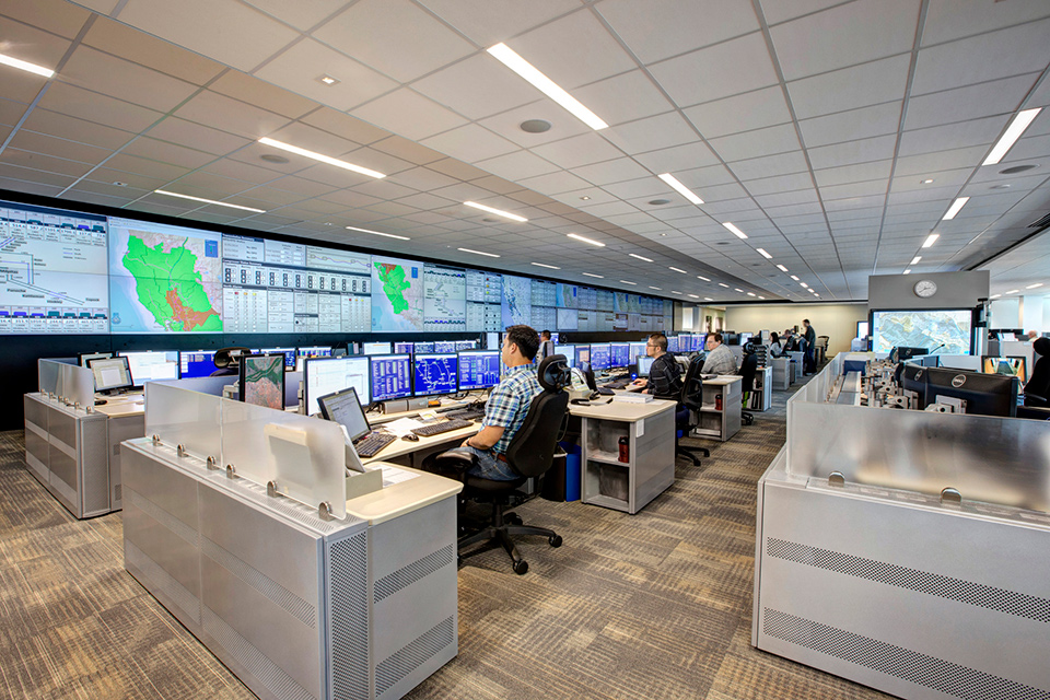 Pacific Gas and Electric Company, Gas Operation Control Center | Gensler