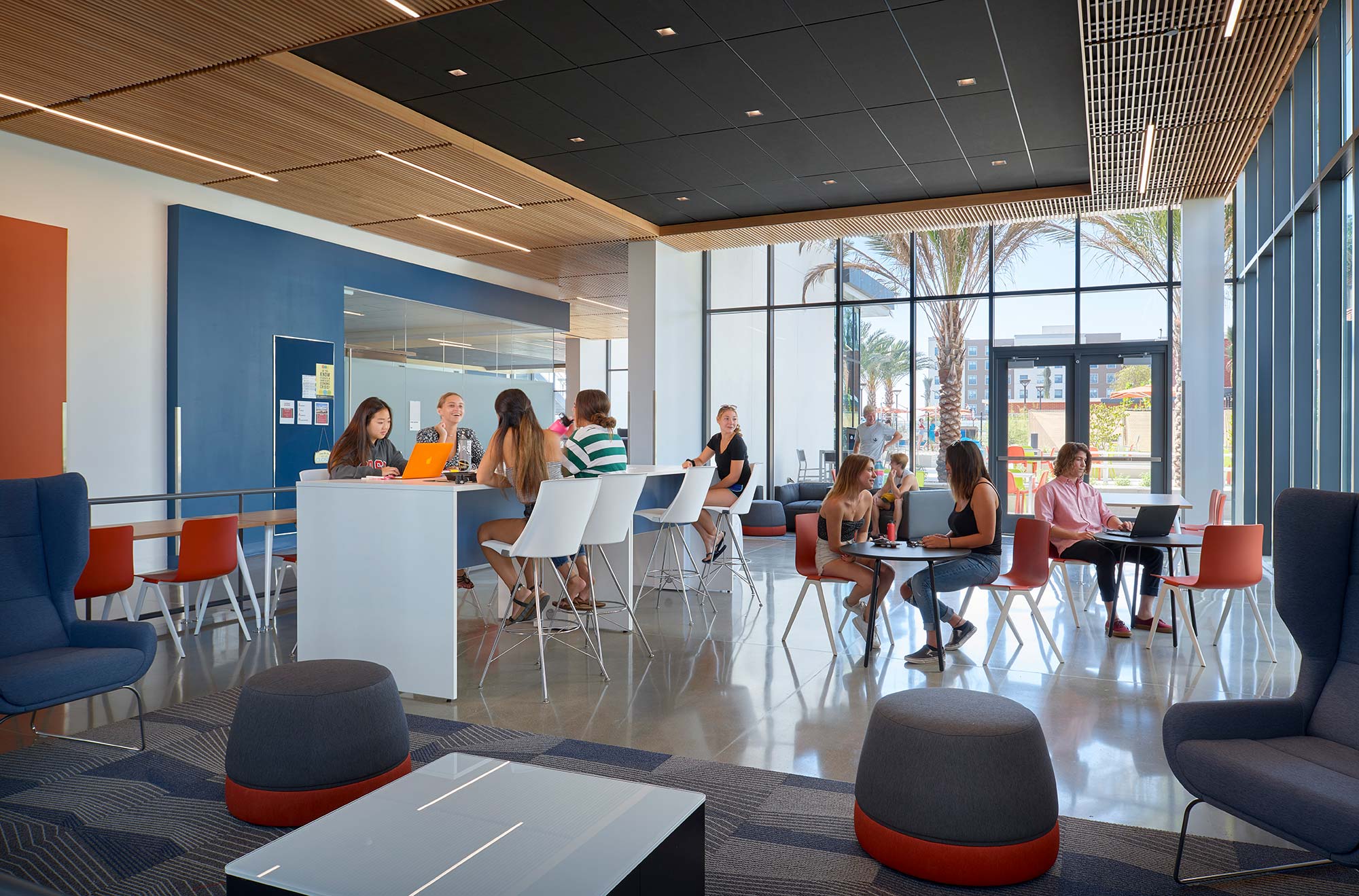 San Diego State University, Tenochca Residence Entry | Gensler