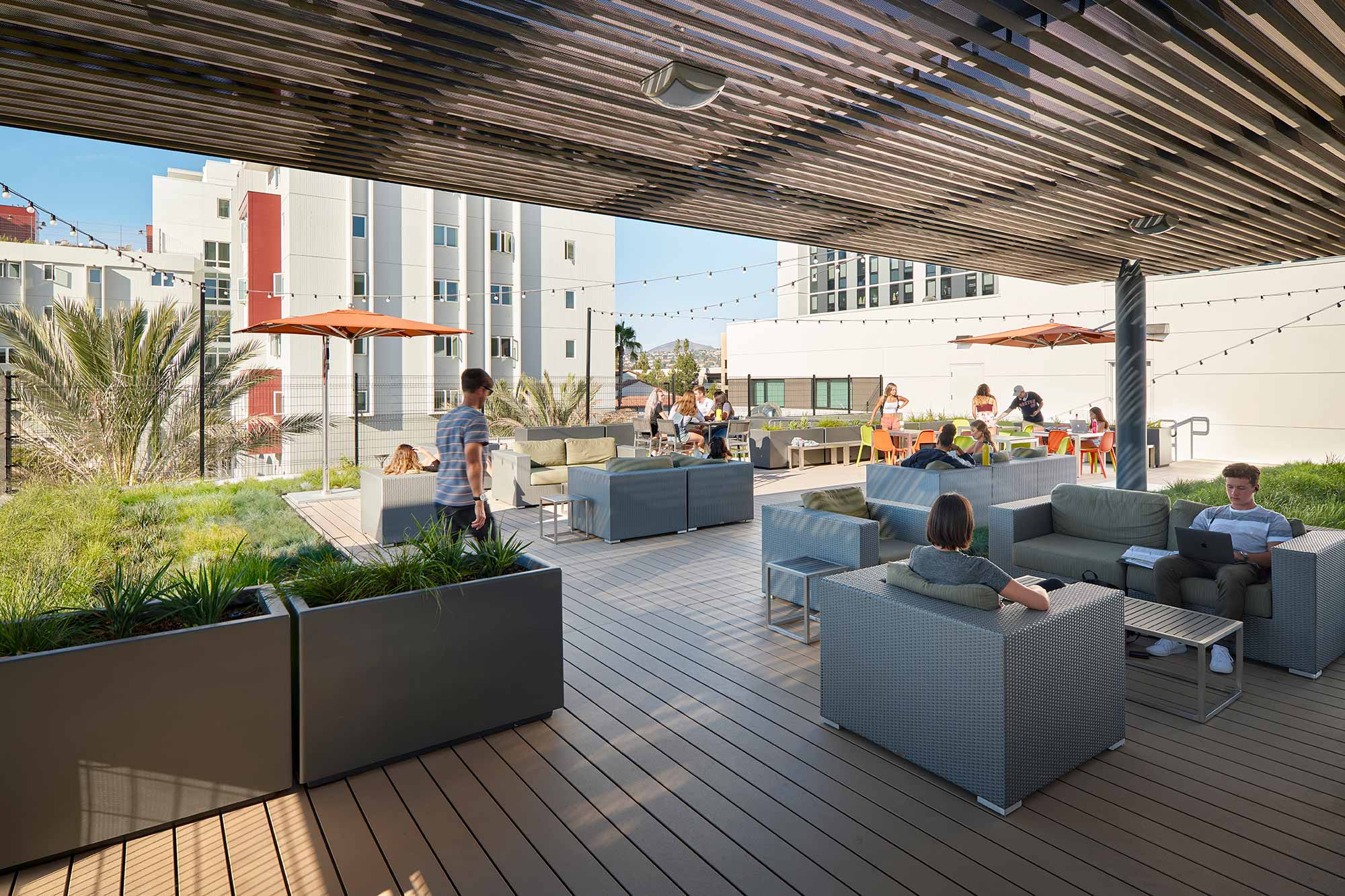 San Diego State University, Tenochca Residence Entry | Gensler