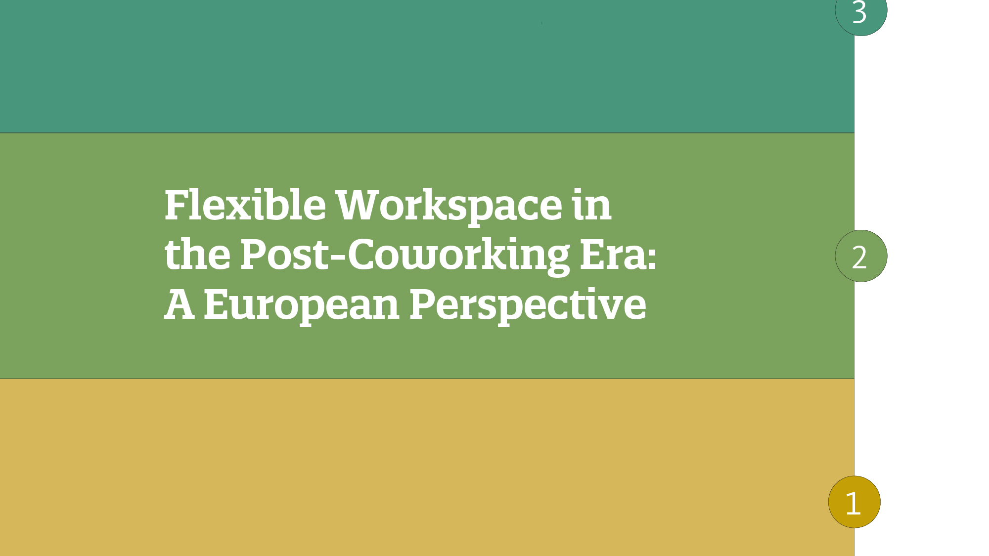 Flexible Workspace in the Post-Coworking Era: A European Perspective