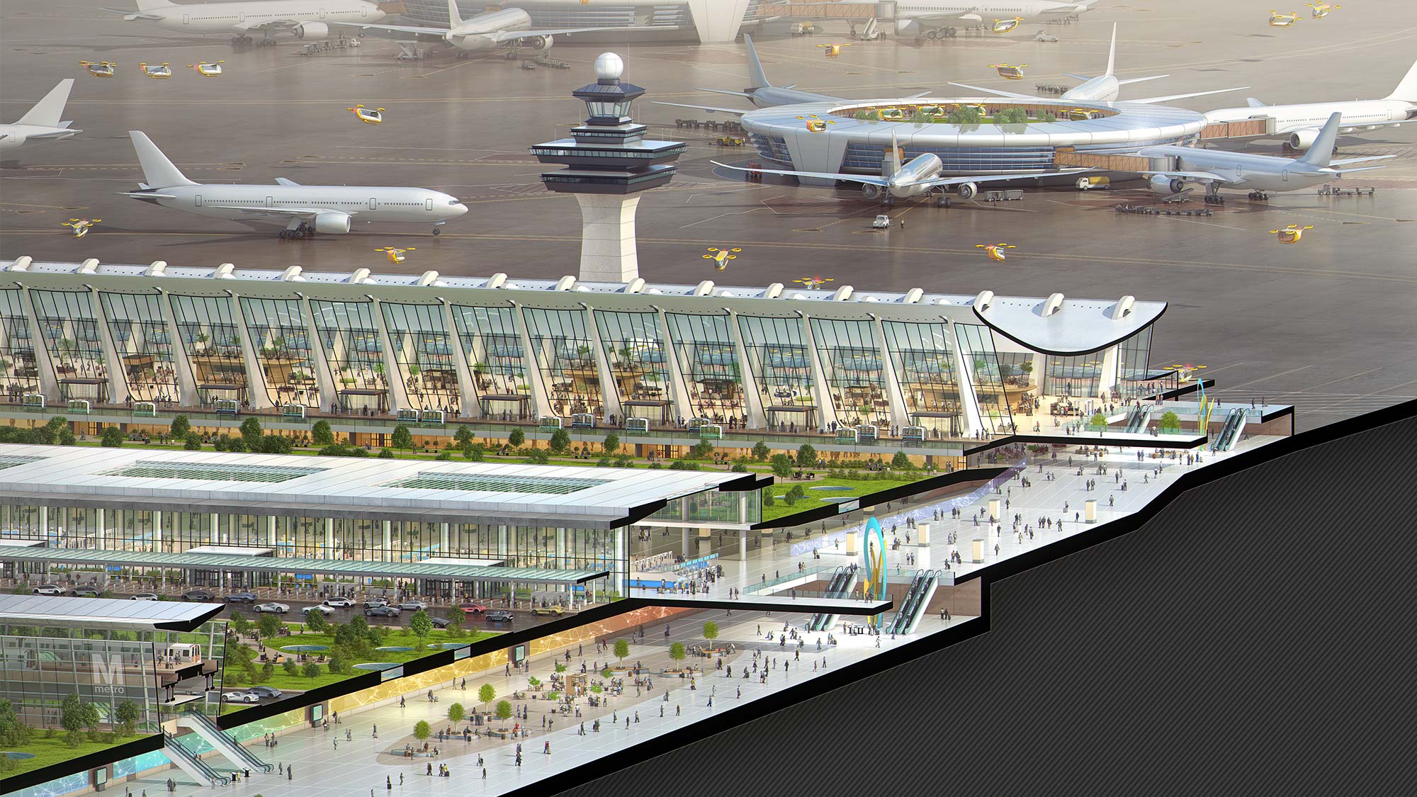 A New Dulles Airport: Reimagined for a Post-COVID World | Gensler