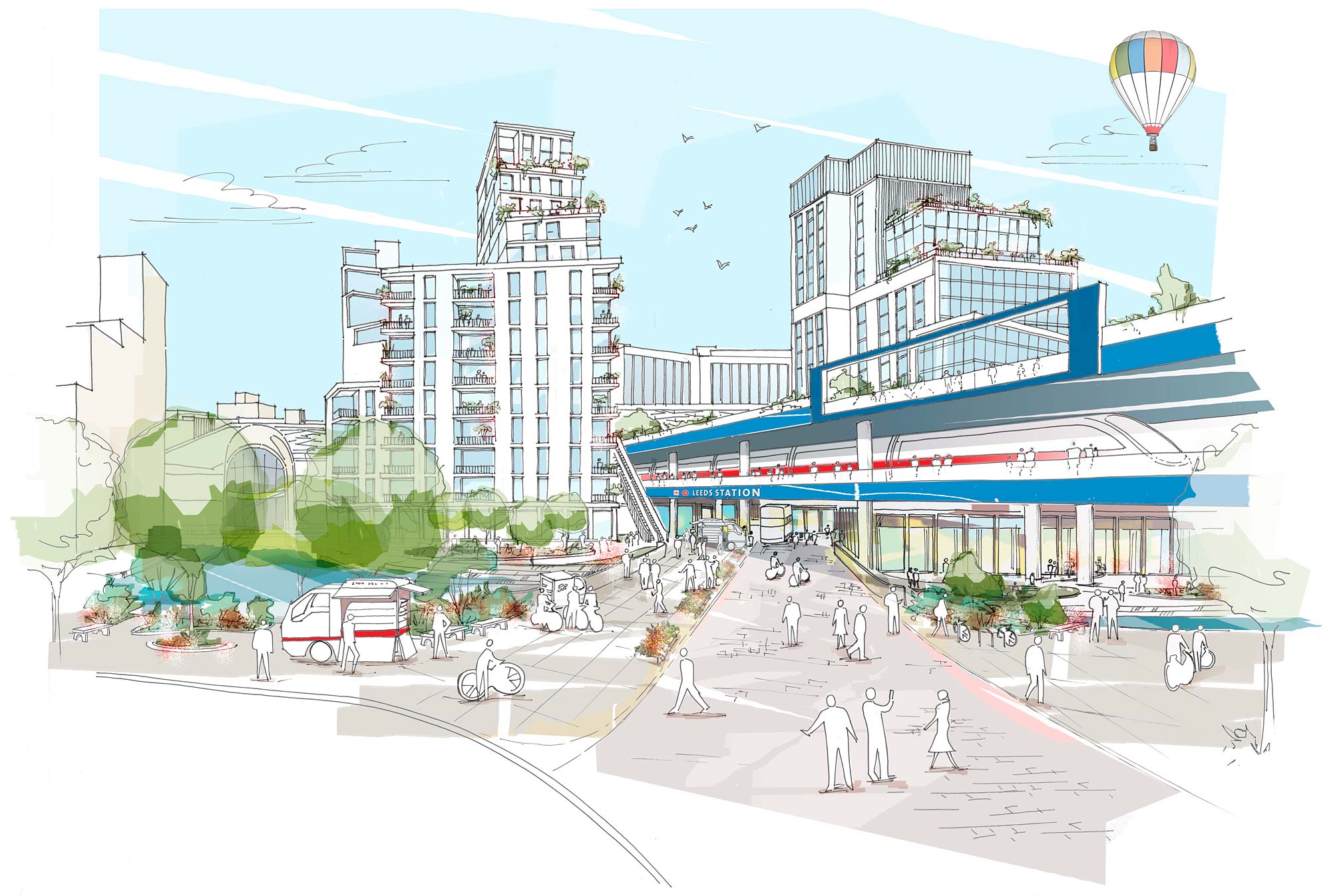 Leeds Station Masterplan | Projects | Gensler