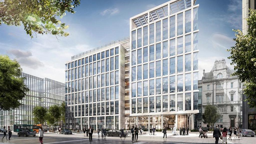 Seal of Approval for Gensler’s 12-Story Office Block and Public Square ...