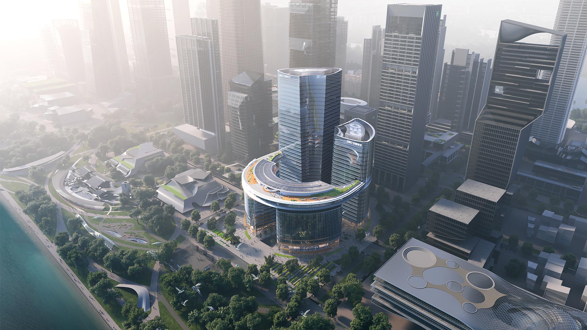 CEC Vanke Shenzhen Bay Headquarters | Projects | Gensler