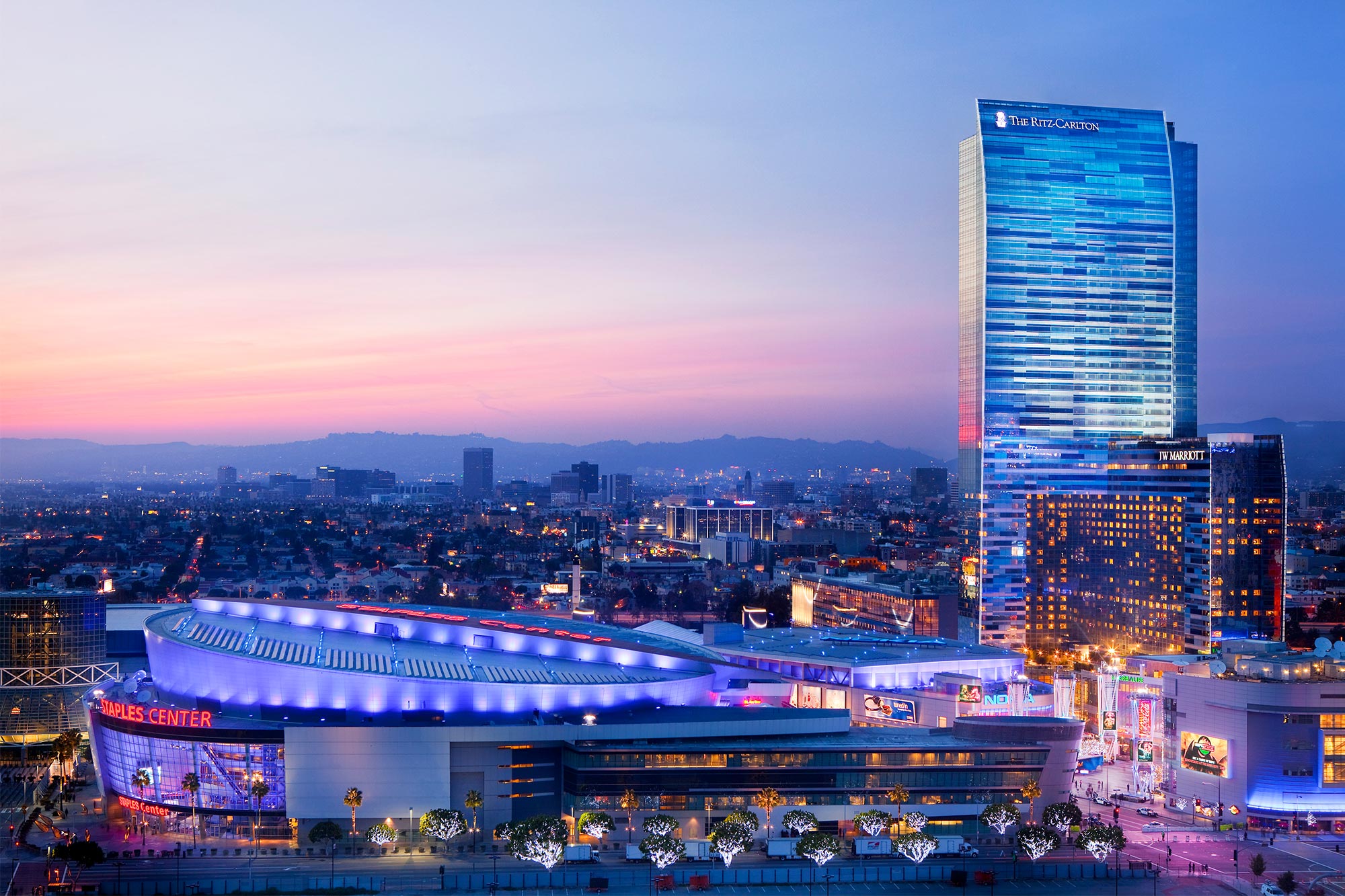 The Ritz-Carlton Hotel & Residences and JW Marriott at L.A. LIVE | Gensler