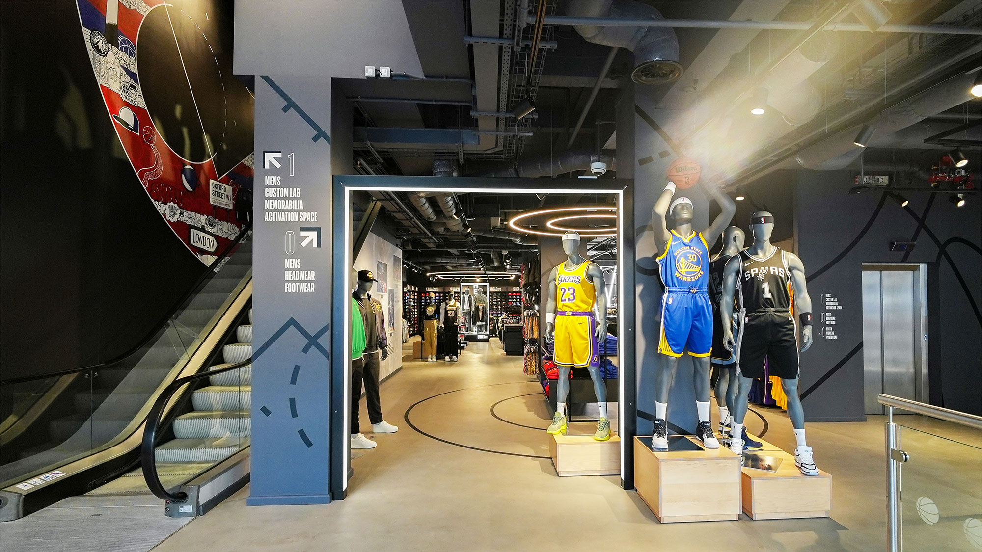 NBA Store London | Projects | Gensler